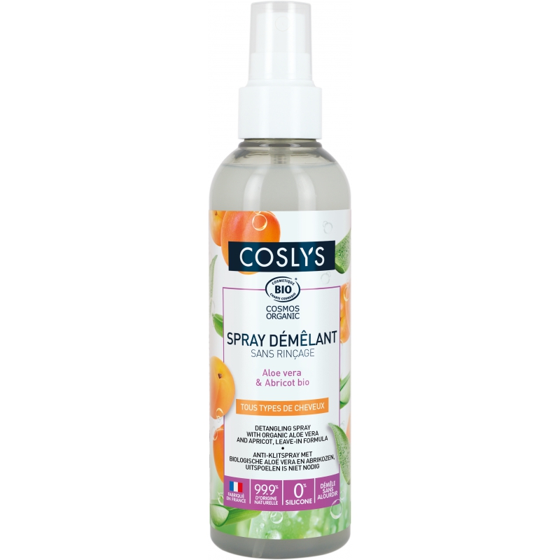 Spray démêlant sans rinçage 200 ml Coslys lissage démelage brillance ...